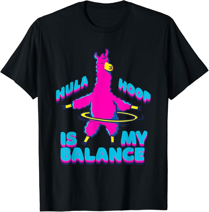 Hula Hoop Is My Balance Lustiges Lama Alpaka T Shirt Amazon de hula-hoop-is-my-balance-lustiges-lama-alpaka-t-shirt-amazon-de